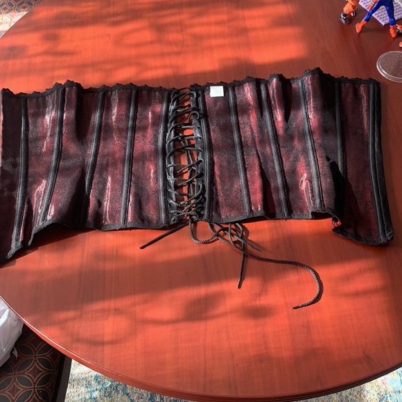 Tesa | Tops | Brand New Without Tags Tesa Black Corset With Red ...